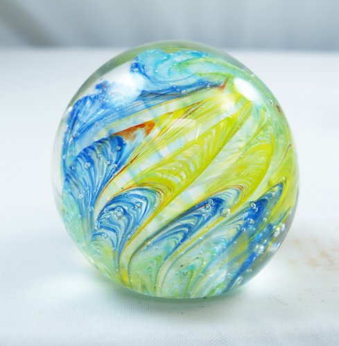 M Design Art Handcraft Orange & Pink Speckle Textured Heart Handcraft ...