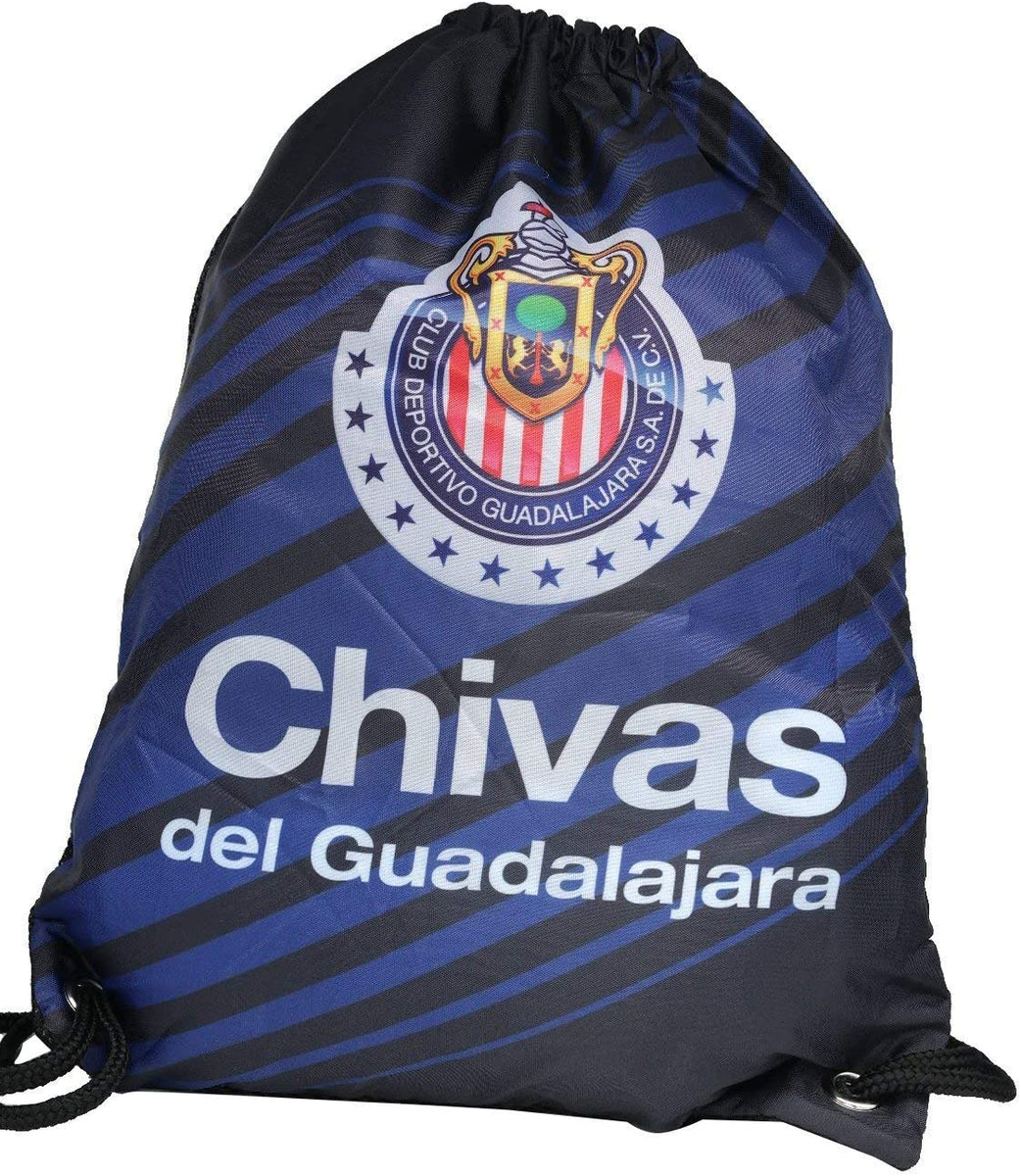 Chivas De Guadalajara Official Drawstring Gym Soccer Cinch Bag ...